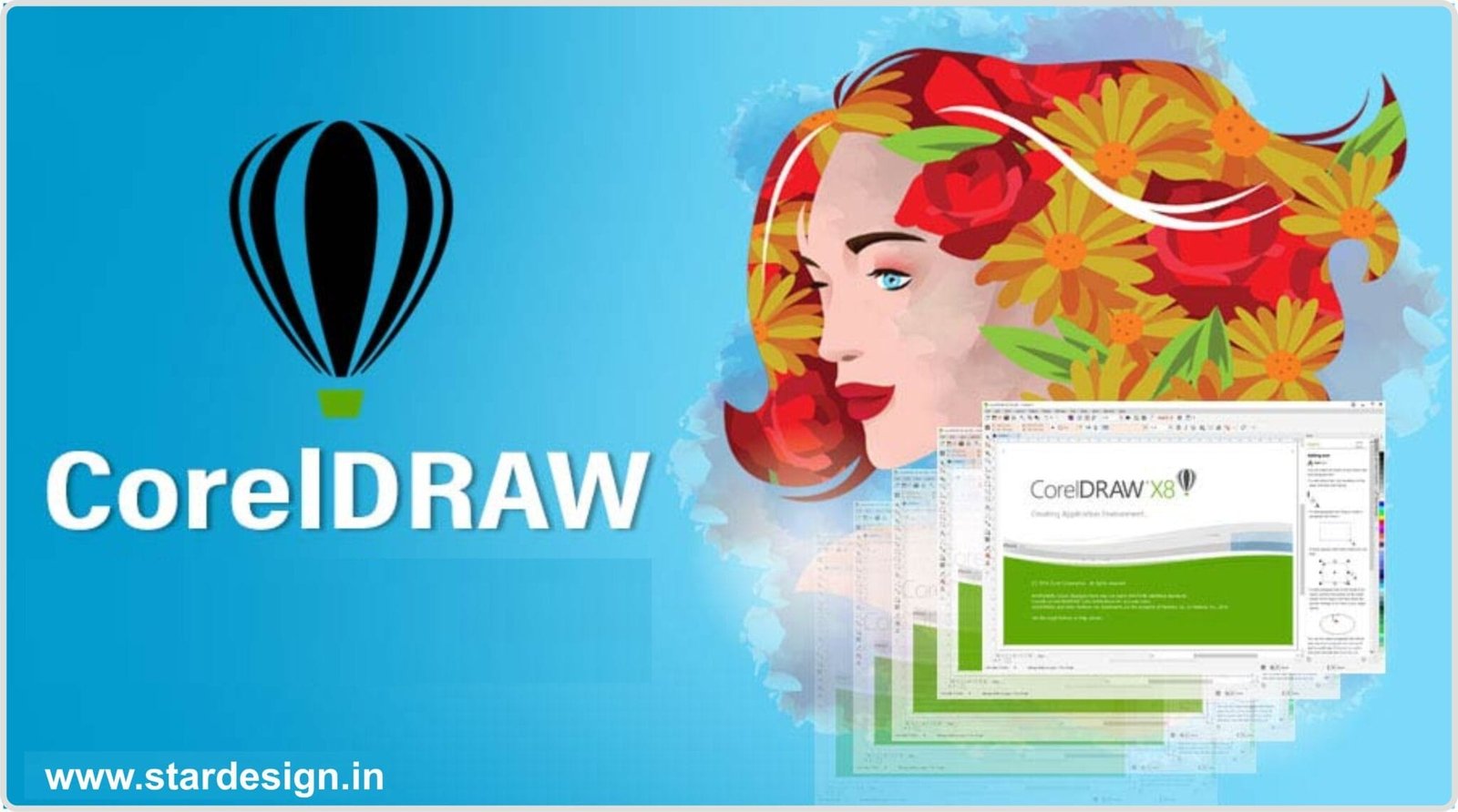 CorelDRAW is a popular graphic design software - Star Design