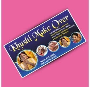 Beauty Parlour Flex Design Ladies Beauty Saloon Flex Cdr - Star Design