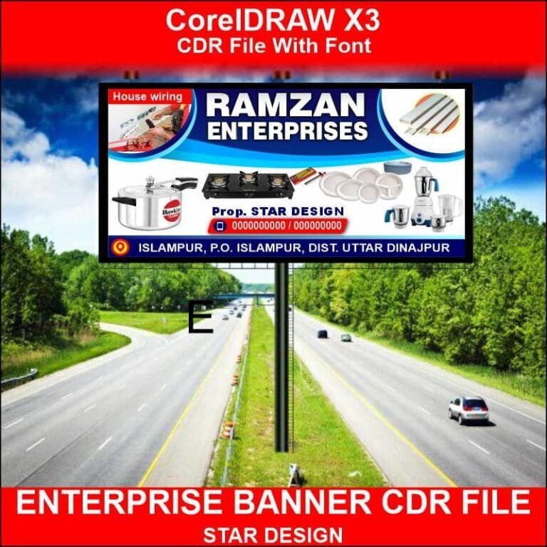 ENTERPRISE BANNER CDR FILE - Star Design