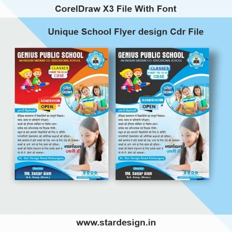 TABLE MENU CARD DESIGN CDR FILE - Star Design