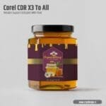 Apple Jam Label Design CDR File - Star Design