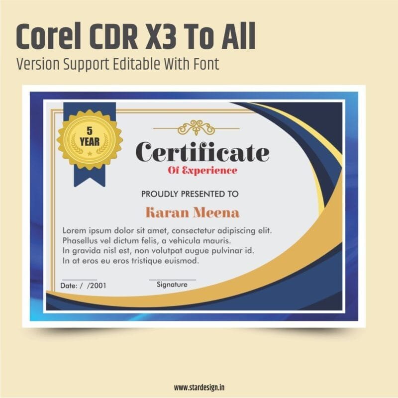 Madrasa Sanad Certificate Cdr File Eps File Adobe File - Star Design