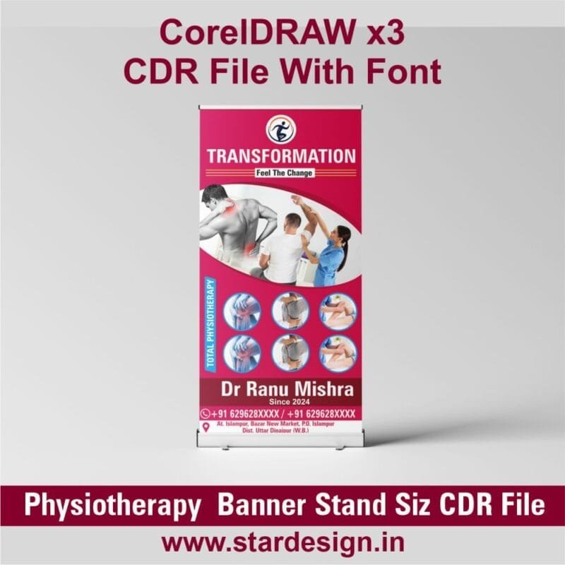 BJP Banner Flex CDR File - Star Design