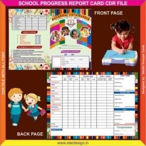 Education Banner CDR File - Star Design