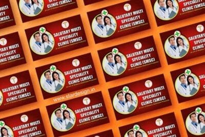 Optical Banner CDR File - Star Design