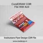 Institutions Flyer Design CDR File - Star Design