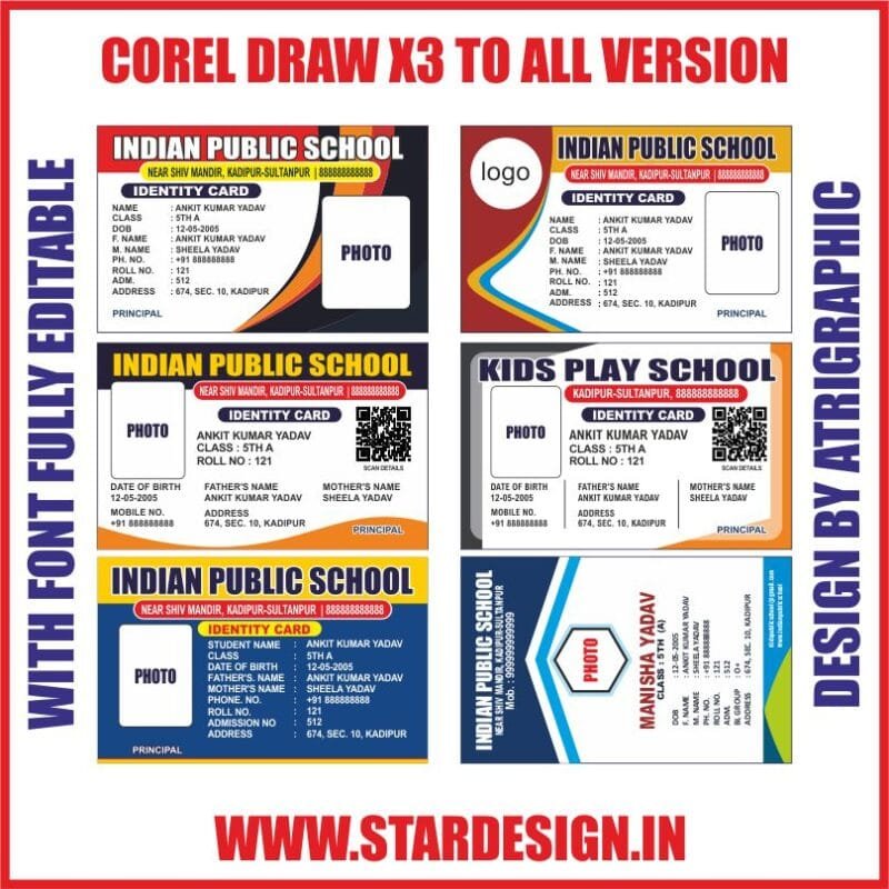 SCHOOL ID CARD DESIGN 2024 - Star Design